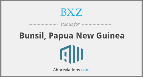 What does BXZ stand for?
