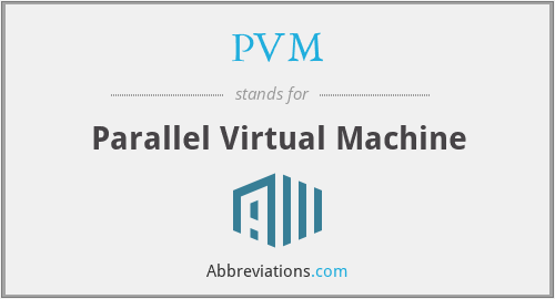 What does PVM stand for?