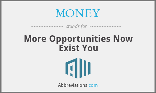 What does MONEY stand for?