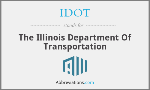 What does IDOT stand for?