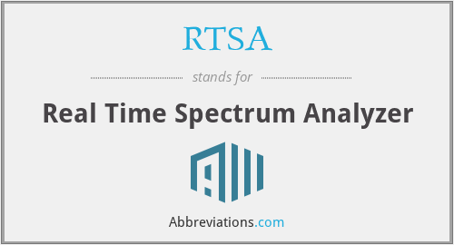 What does RTSA stand for?