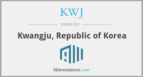 What does KWJ stand for?