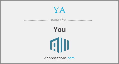 What does YA stand for?