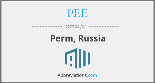 What does PEE stand for?