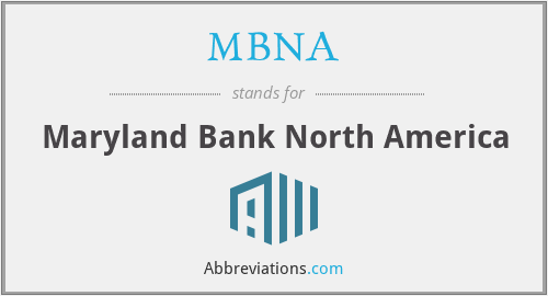What does MBNA stand for?