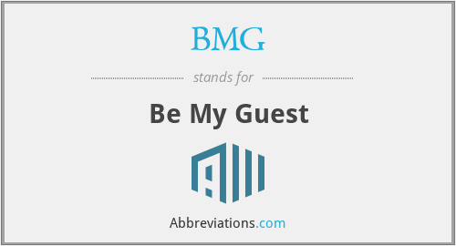 What does BMG stand for?