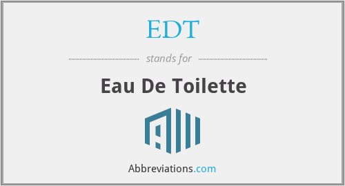 What does EDT stand for?
