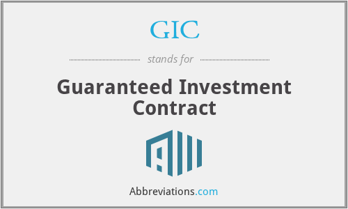 What does GIC stand for?