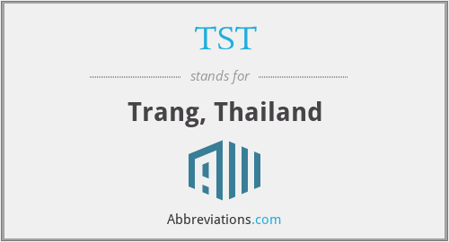 What does TST stand for?