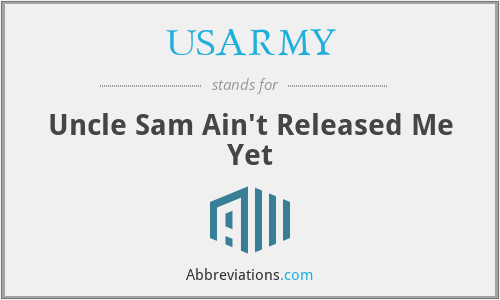 What does US ARMY stand for?