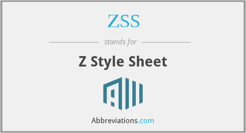 What does ZSS stand for?