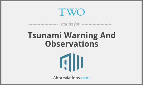 What does TWO stand for?