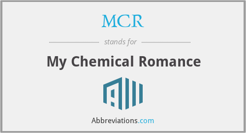 What does MCR stand for?