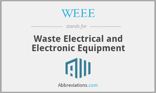 What does WEEE stand for?
