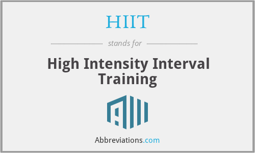 What does HIIT stand for?
