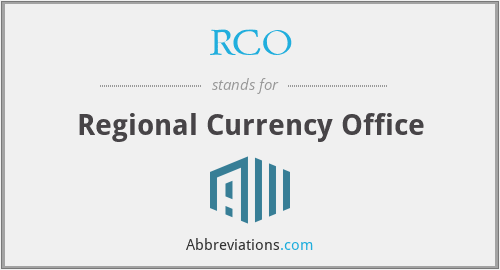 What does RCO stand for?