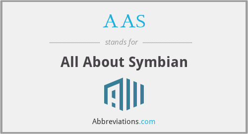 What does AAS stand for?