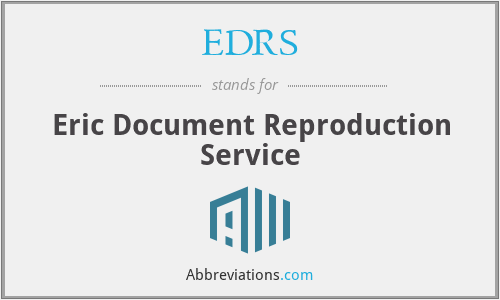 What does EDRS stand for?