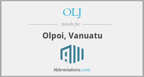 What does OLJ stand for?
