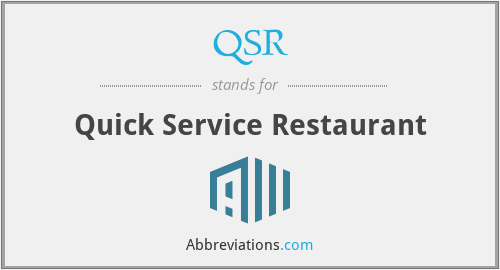 What does QSR stand for?