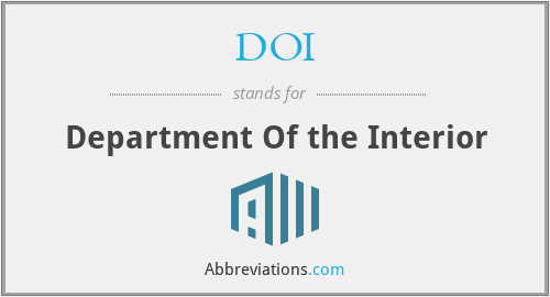 What does DOI stand for?