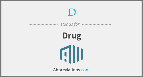 What is the abbreviation for Drug?