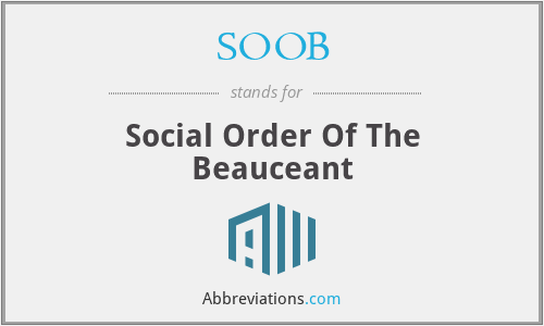 What does SOOB stand for?