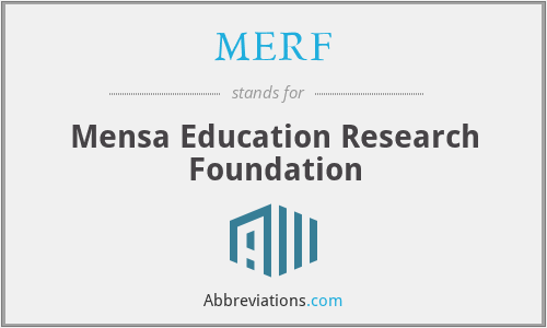 What does MERF stand for?