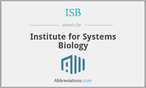 What does ISB stand for?