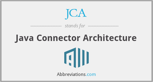What does JCA stand for?