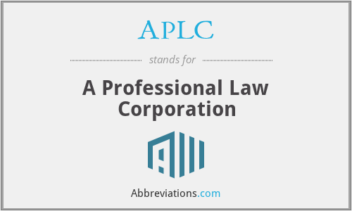 What does APLC stand for?