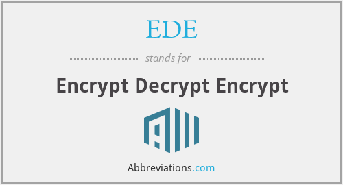 What does EDE stand for?