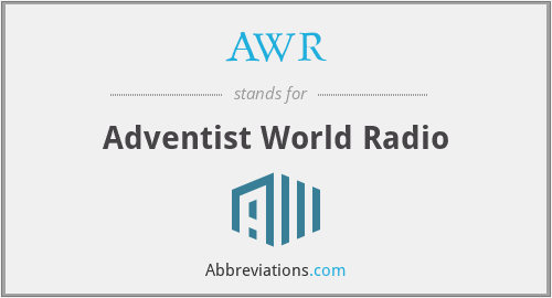 What does AWR stand for?