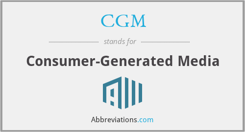 What does CGM stand for?