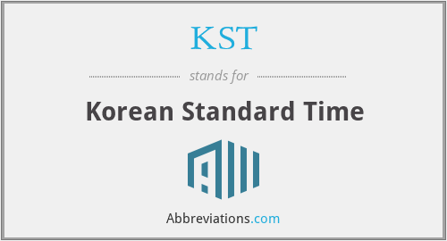 What does KST stand for?