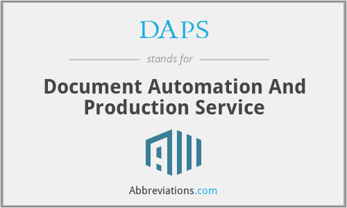 What does DAPS stand for?
