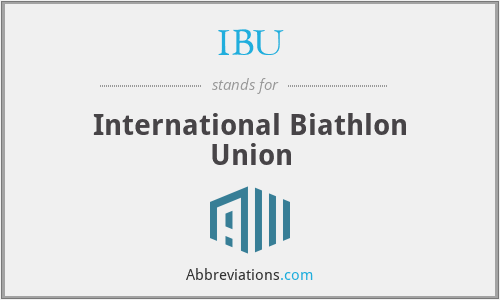 What does IBU stand for?