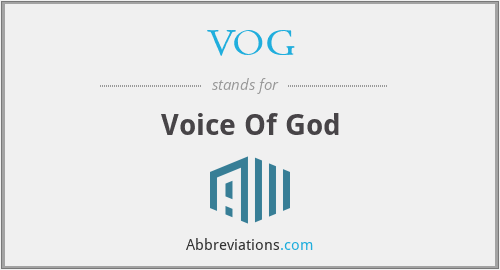 What does VOG stand for?