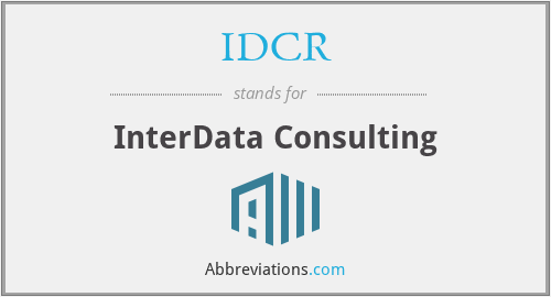 What does IDCR stand for?