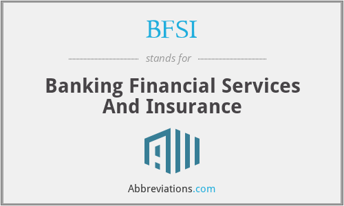 What does BFSI stand for?