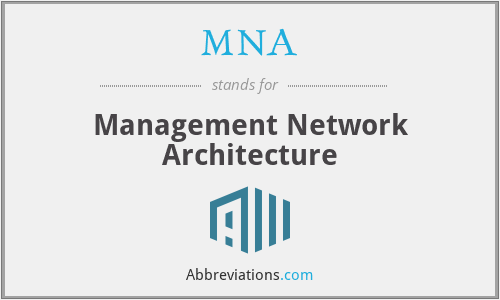 MNA - Management Network Architecture