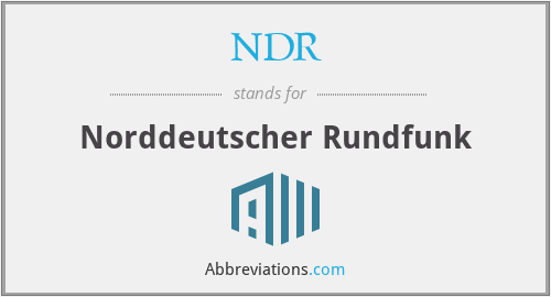 What does NDR stand for?