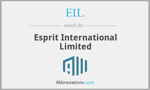 What does EIL stand for?