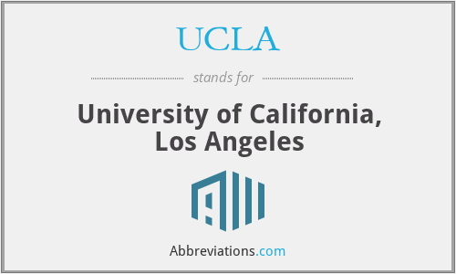 What does UCLA stand for?