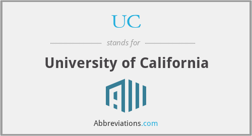 What does UC stand for?