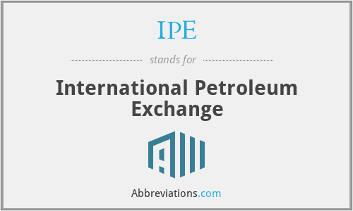What does IPE stand for?