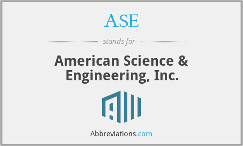 What does ASE stand for?