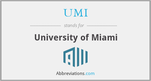What does UMI stand for?