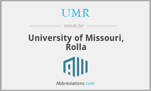 What does UMR stand for?