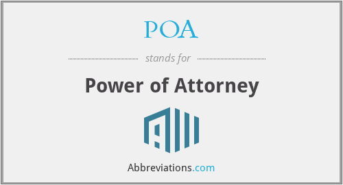 What does POA stand for?